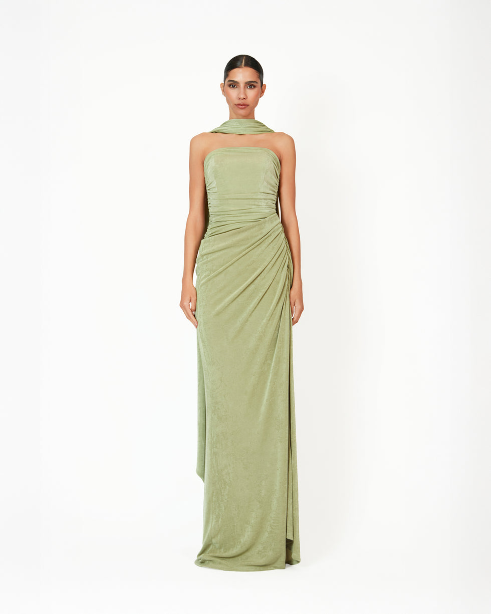Kahlia Dress - Sage Green – Khanum's