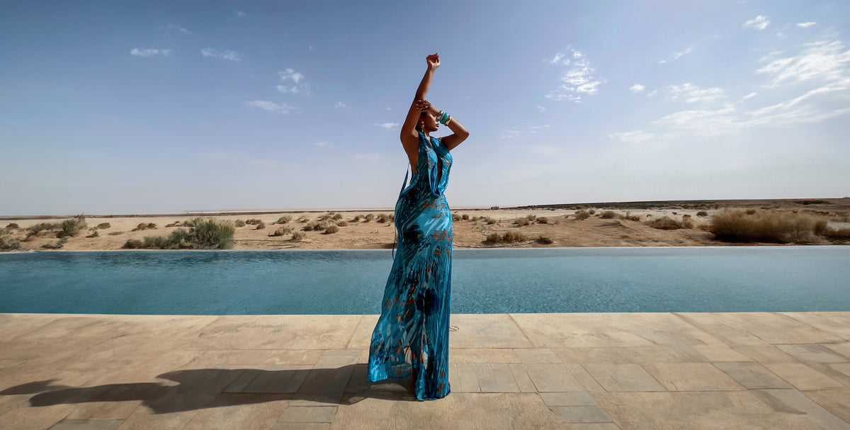 KADELA GOWN - IVORY – Khanum's