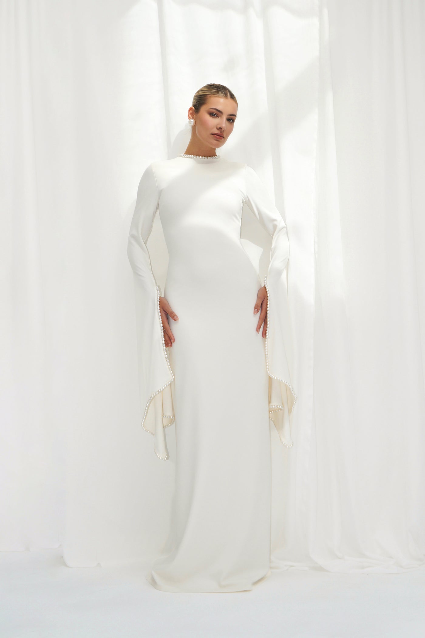KADELA GOWN - IVORY – Khanum's