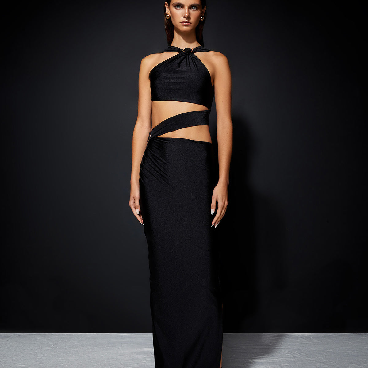 Kivia Dress - Black – Khanum's