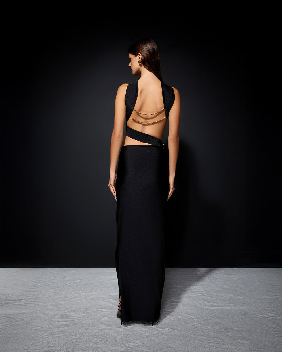 Kivia Dress - Black – Khanum's
